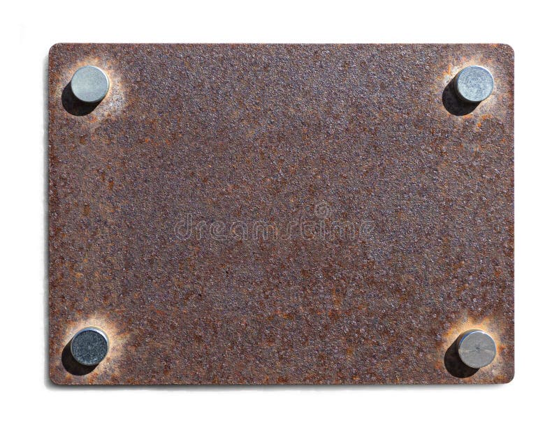 Metal plate with rivets stock image. Image of detail - 303812461