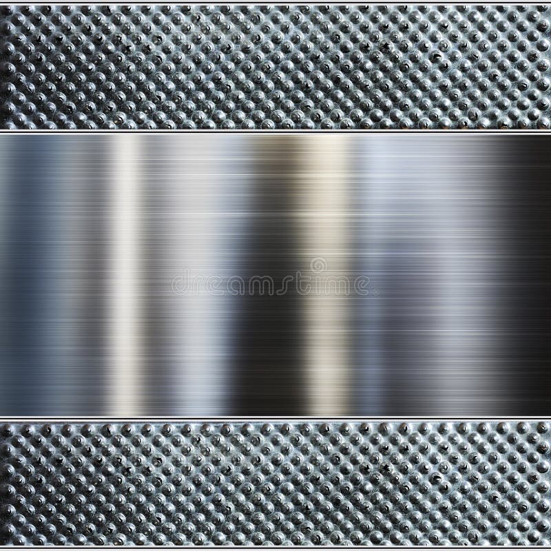 Metal Plate Steel Background. Stock Photo - Image of brushed, dirty ...