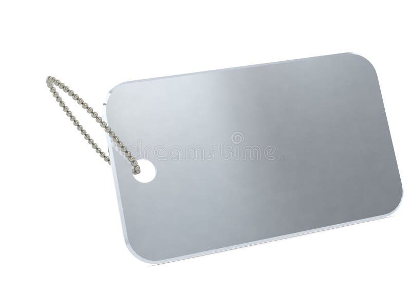 Metal plate tag stock illustration. Illustration of metal - 32080777