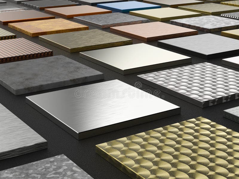 Metal plates stock illustration. Illustration of catalog - 76595165