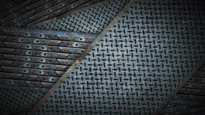 Metal Plates Shifting Zoom Background 4K Loop Stock Footage - Video of ...