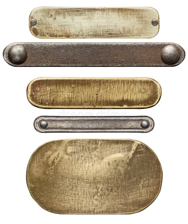 Metal plates stock image. Image of grunge, metallic, closeup - 66573617