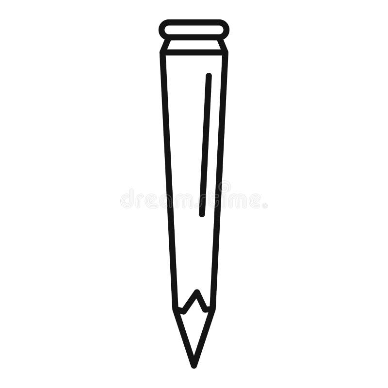 Metal Pole Icon, Outline Style Stock Vector - Illustration of isolated ...