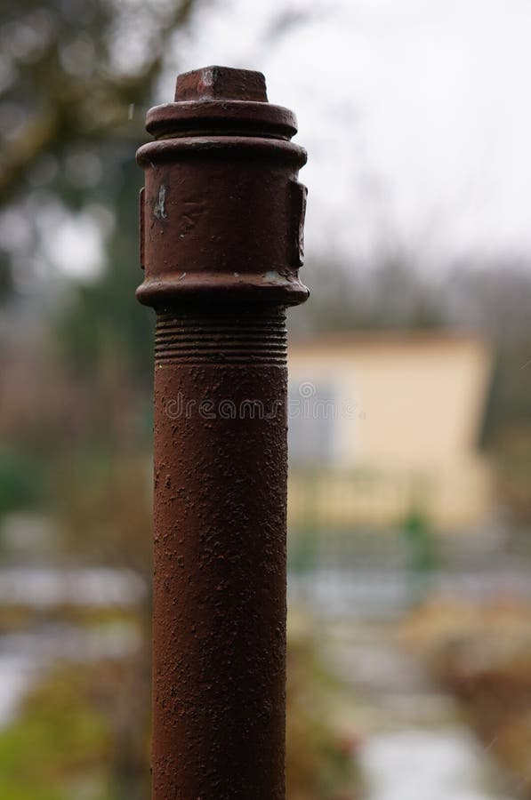Metal pole stock photo. Image of object, close, pole - 49375910