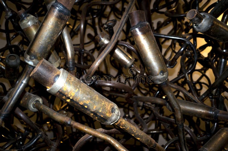 Metal Pollution Mess stock image. Image of unite, fuse - 41396263