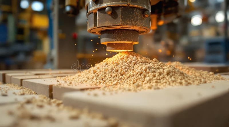 Metal Powder Sintering Machine, Generative Ai Stock Illustration ...