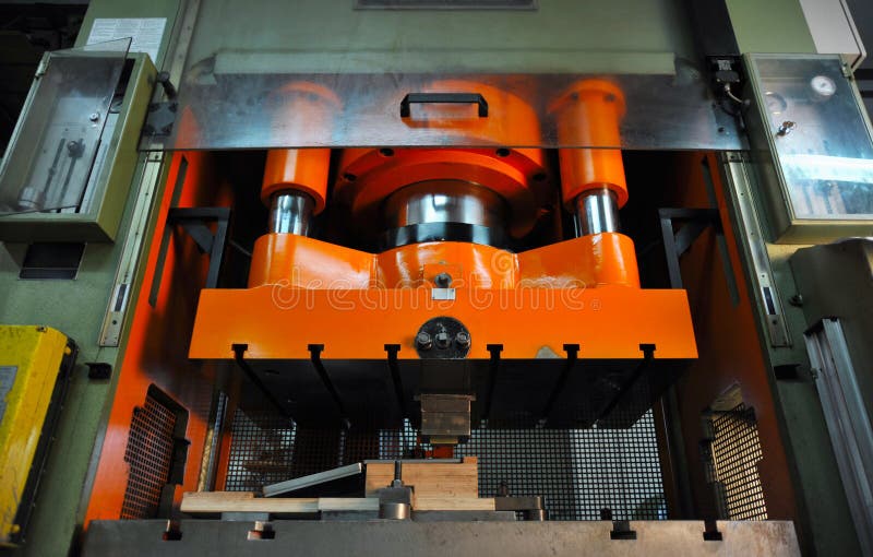 Press machine light steel stock photo. Image of machine - 229895068