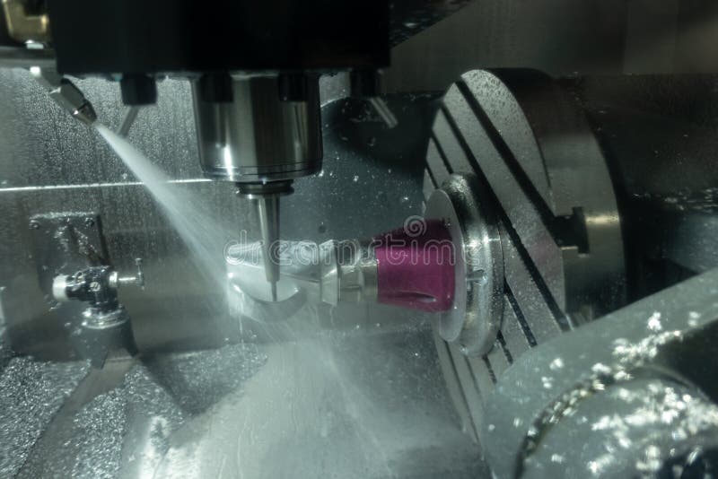 Metal Processing by an Automated Machine. Automated Metal Processing ...