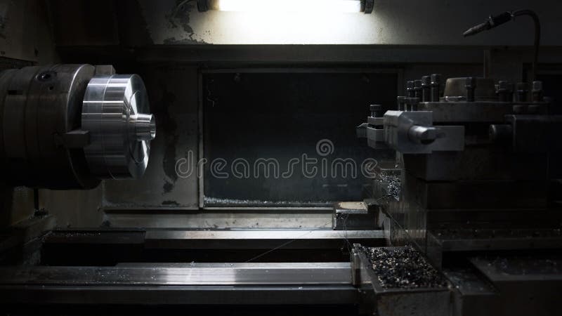 Metal Processing Machine in a Factory Stock Photo - Image of equipment ...