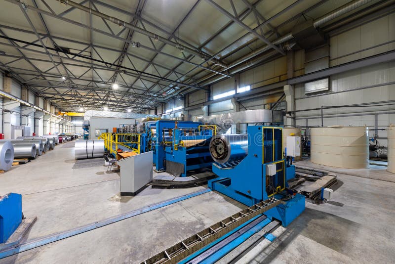 Metal Production and Processing Plant, High-tech Concept Stock Photo ...