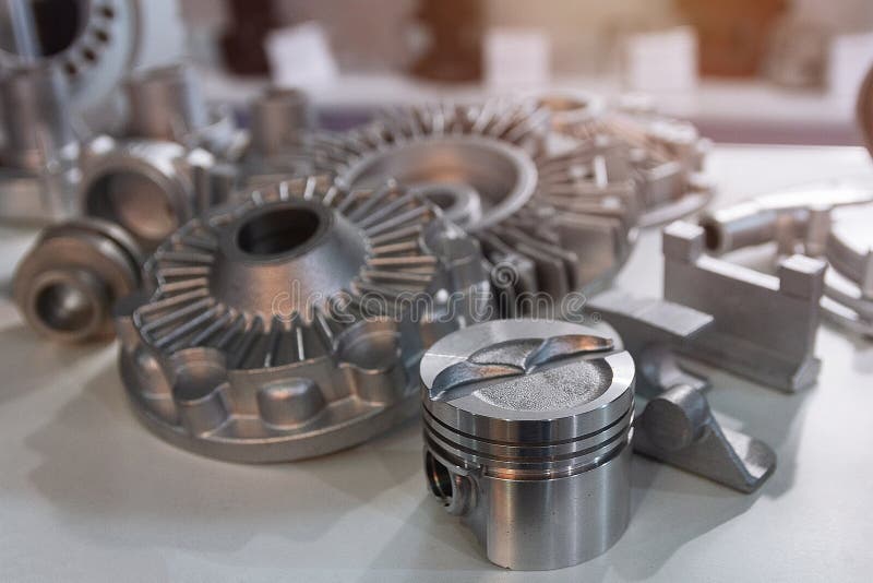 Metal Products Made by Casting Techniques Close-up Stock Photo - Image ...