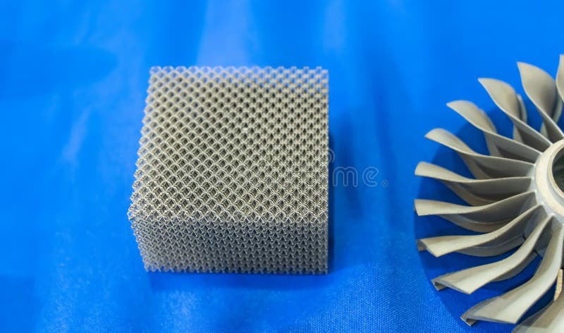Metal Products Made by Metal 3D Printing Stock Photo - Image of ...