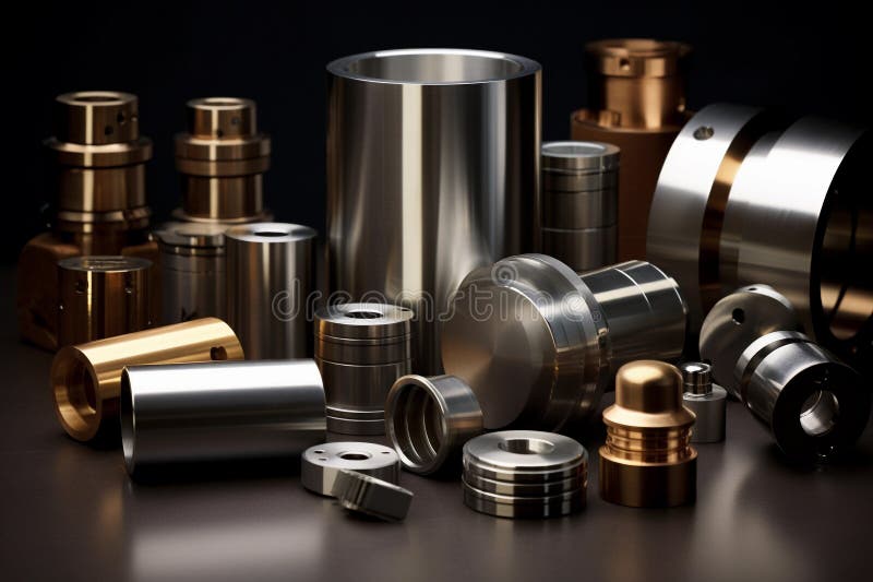 Metal Products. Metalworking and Turning Works Stock Illustration ...