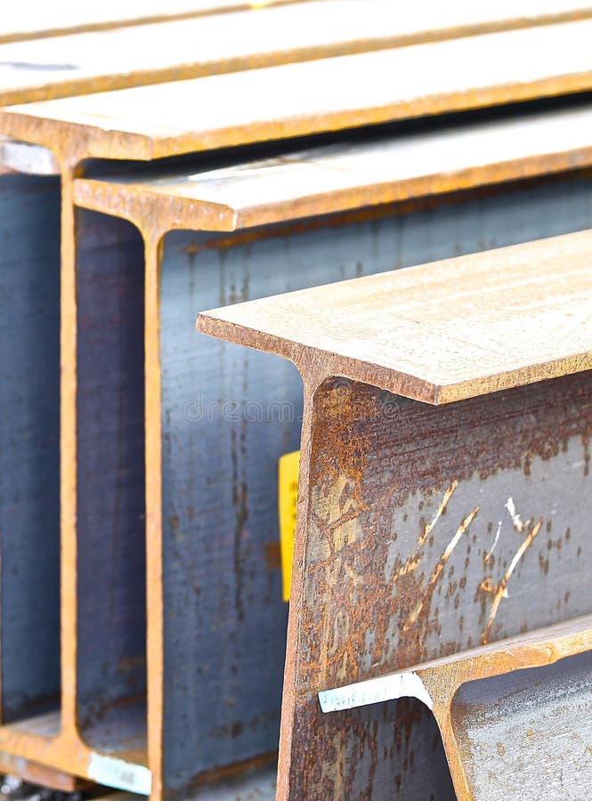 Metal profile beam stock photo. Image of metallic, joist - 73996470