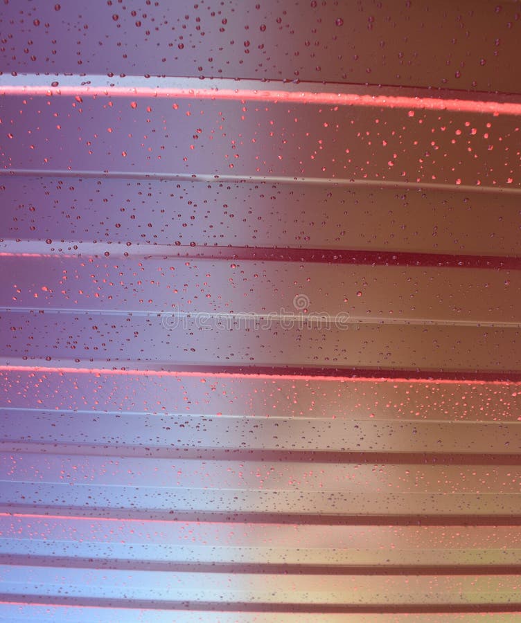 Metal Profile. Diagonal Pattern of Metal . Fences from the Galvanized ...