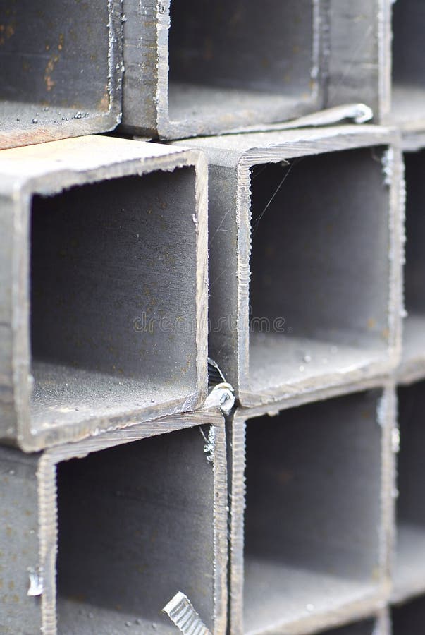 Metal Profile Pipe of Rectangular Cross Section in Packs at the ...