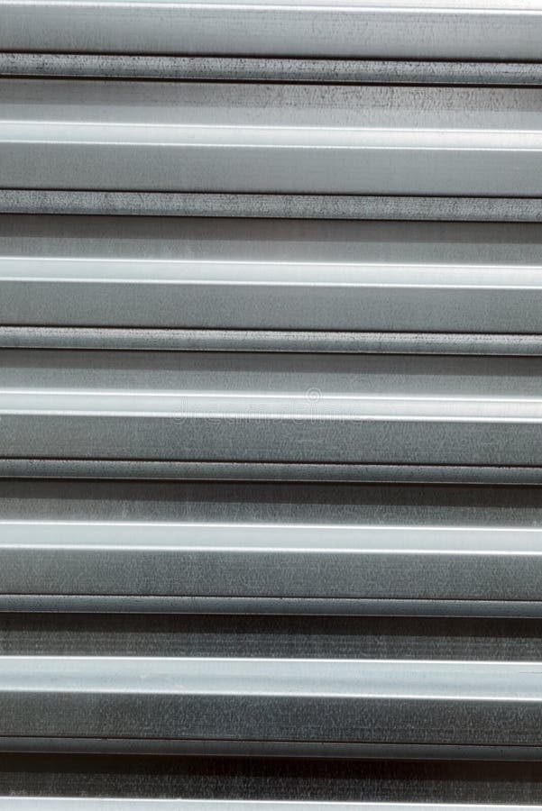 Metal Profiled Sheet Decking Stock Photo - Image of corrugated ...