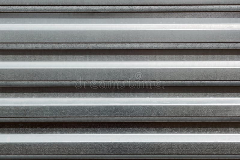 Metal Profiled Sheet Decking Stock Photo - Image of sheet, building ...