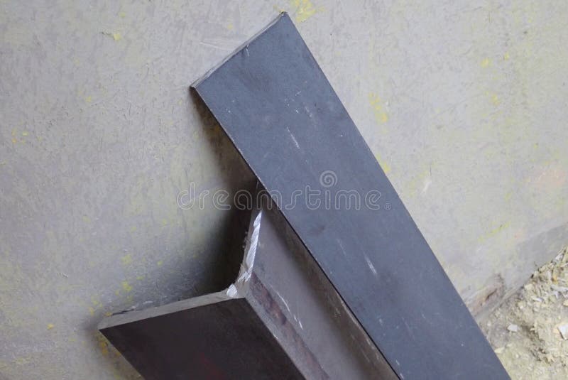 Metal Profiles for Building on a Construction Site Stock Photo - Image ...