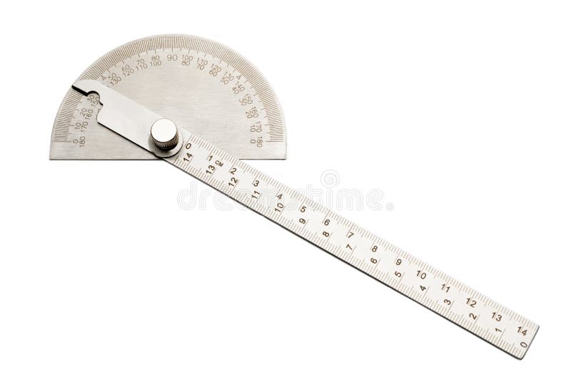 Precise Protractor Tool Accurate Angle Measurement Device Stock Photos ...