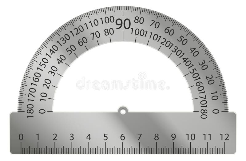 Metal Protractor, Ruler Straight and Angular, Vernier Caliper Set ...