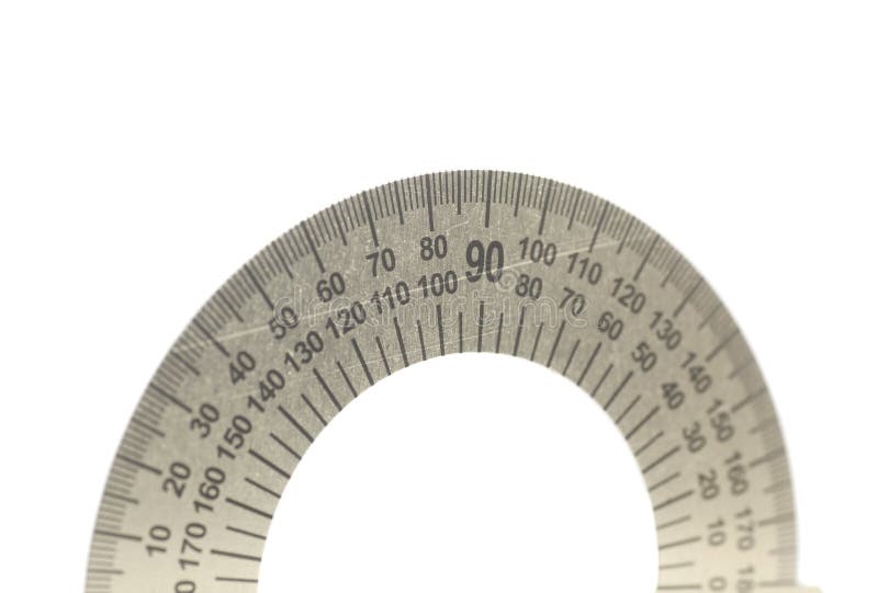 Metal protractor stock image. Image of protractor, semicircle - 100401395