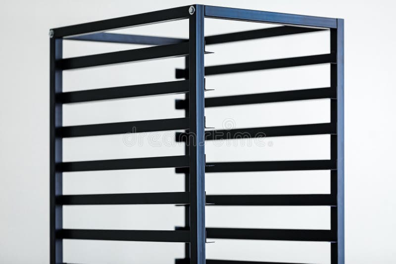 Metal Rack for Servers Isolated Close Up . Stock Photo - Image of ...