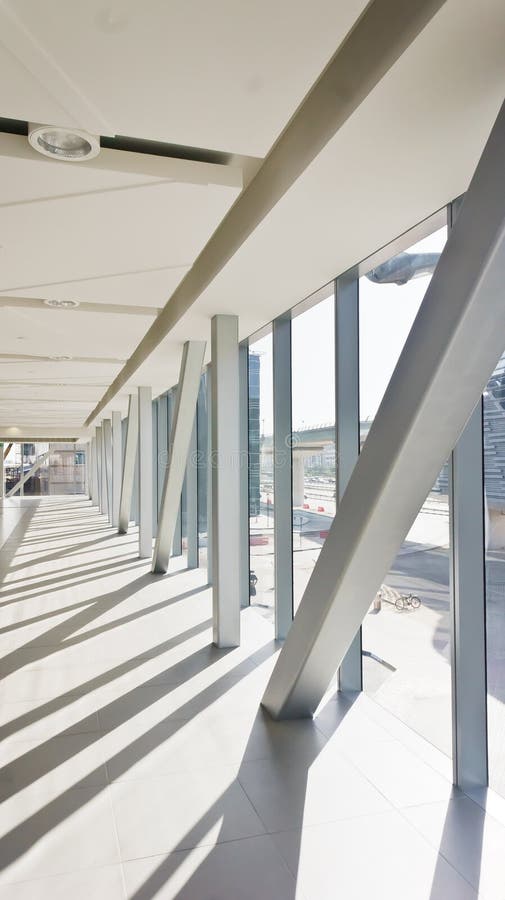 Metal rafters in building stock image. Image of iron - 31921919