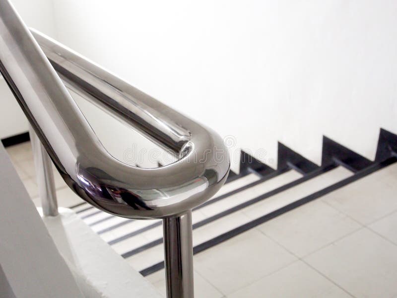 Metal railing stock image. Image of construction, contemporary - 98205875