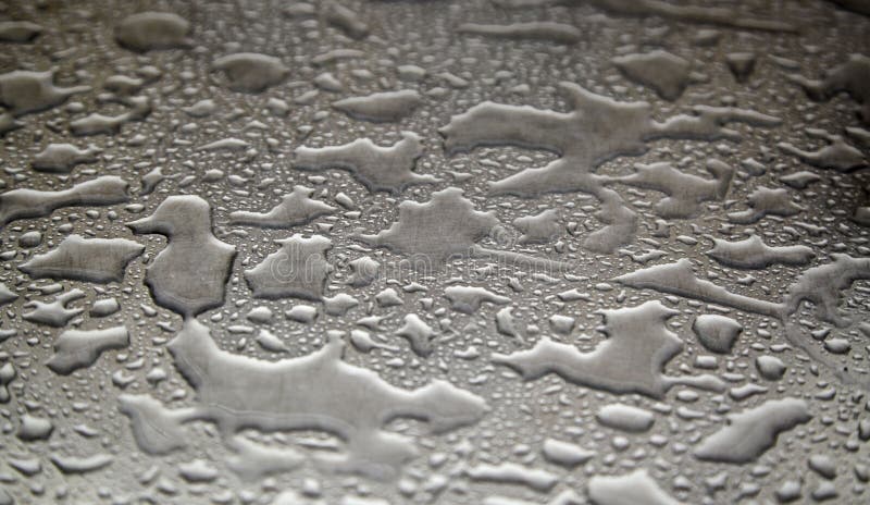 Metal rain drops stock photo. Image of close, bubbles - 108821794