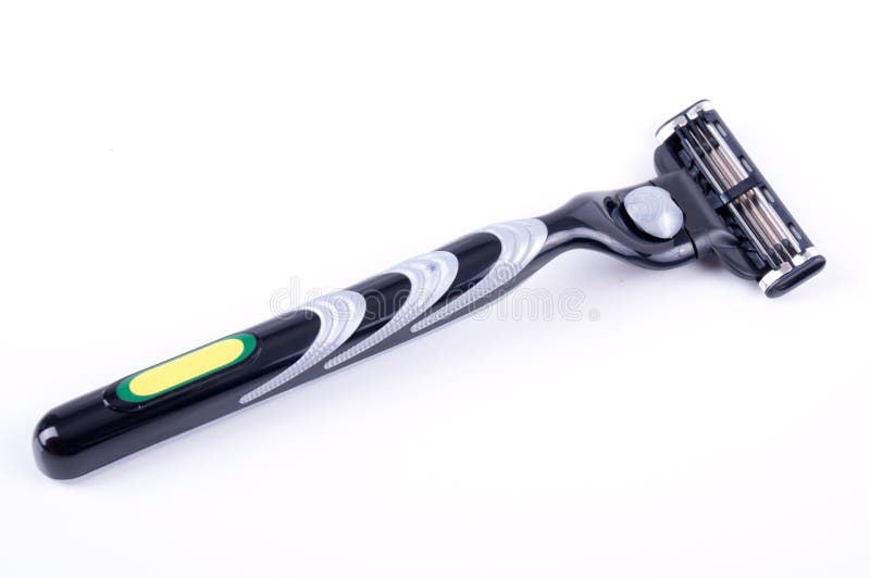 Metal razor stock photo. Image of objeto, cosmetics, clean - 19605596