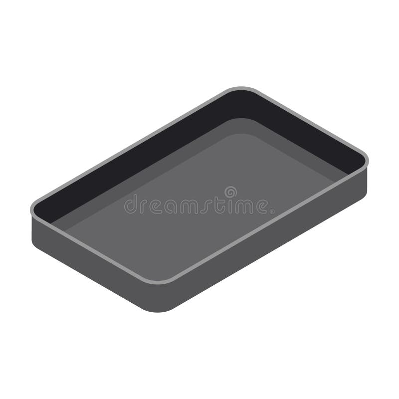 Metal Rectangular Baking Tray for Baking Meat, Fish, Cake, Pie or Other ...