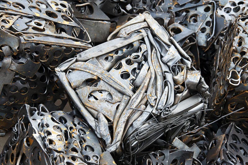Metal scrap stock image. Image of scrapyard, metal, trash - 17828251