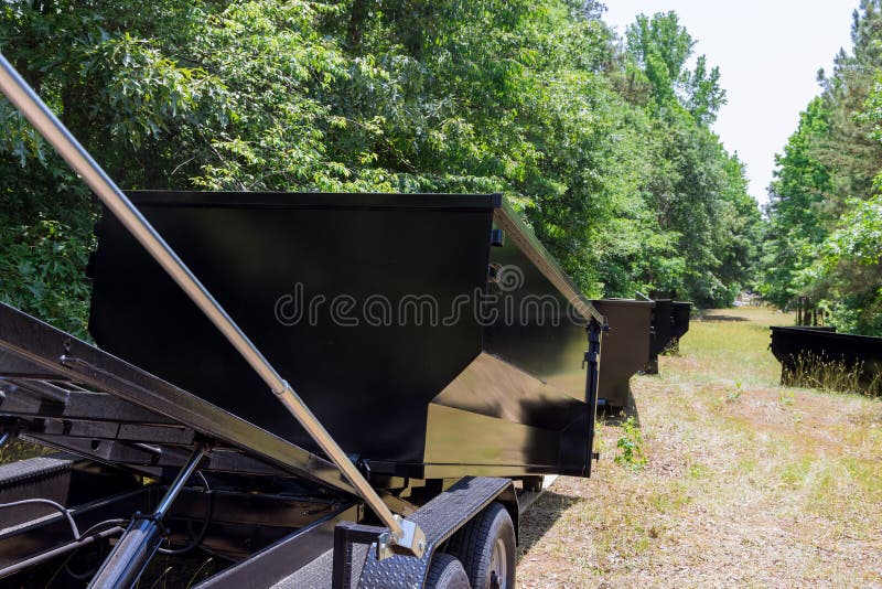 A Metal Recycling Container Trash Dumpster for Construction Materials ...