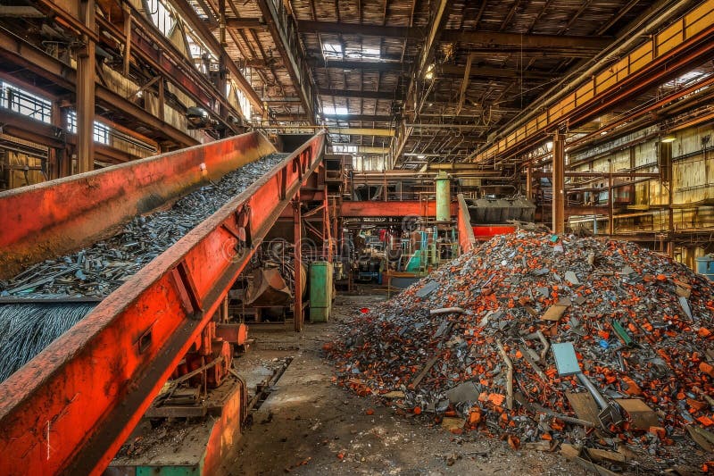 This Metal Recycling Process Shows How Metal Objects are Crushed before ...