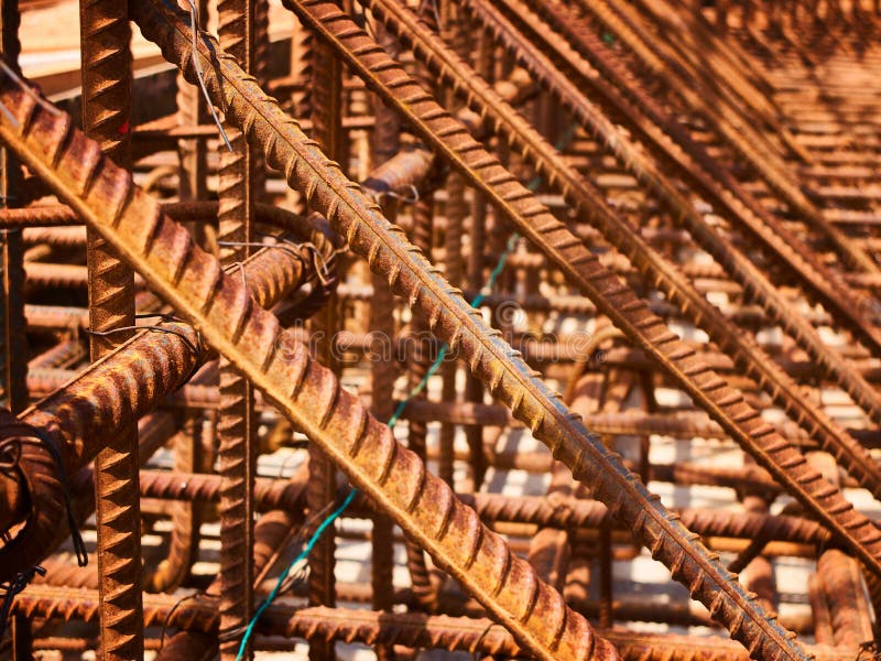 Metal Reinforcement Frame of a Monolithic Reinforced Concrete Retaining ...