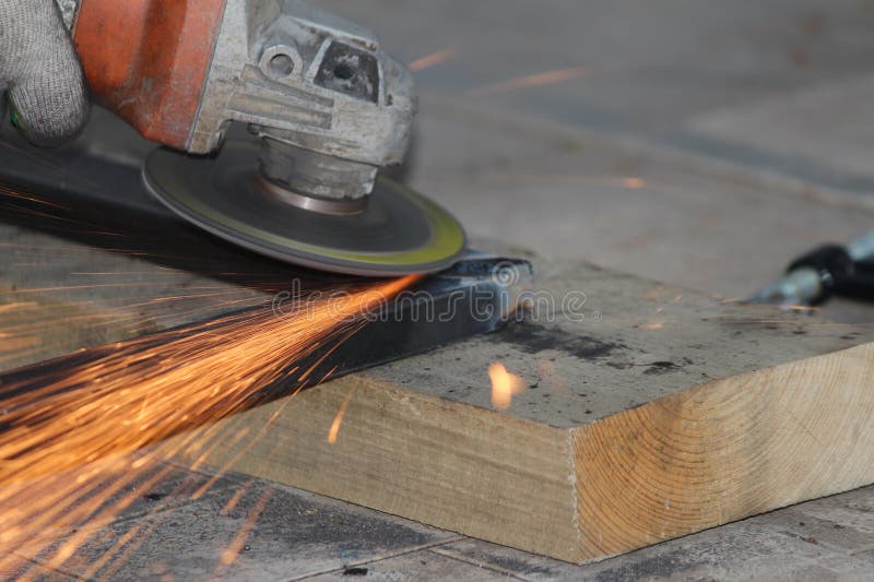 Metal work stock photo. Image of machinery, grinder - 320625570