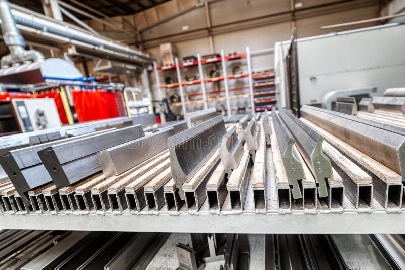 Metal Replacement Tool for Bending Press Stock Photo - Image of mold ...