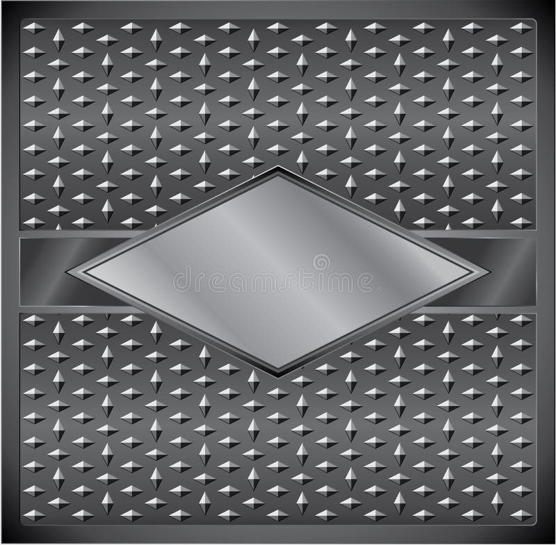 Metal rhombus frame stock vector. Illustration of futuristic - 29136419