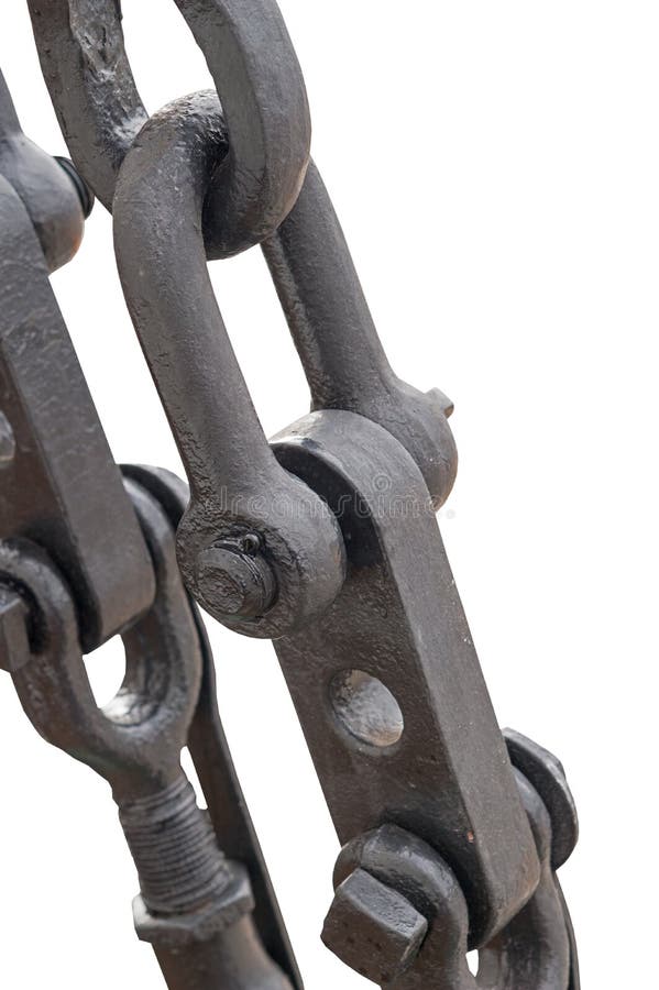 Metal Rigging and Ropes on a Deck Stock Image - Image of blue ...