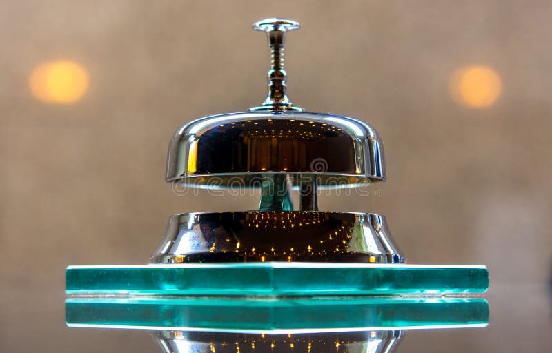 Metal ring bell stock image. Image of bell, hostel, guest - 68918673