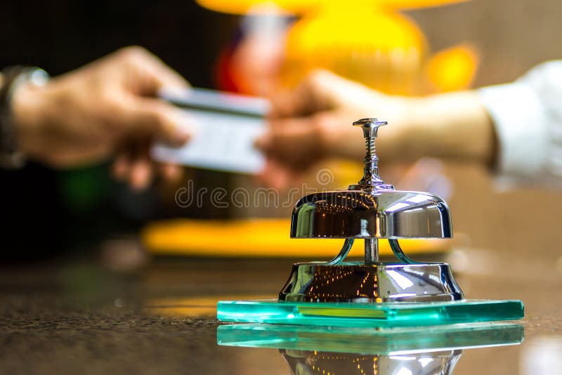 Metal ring bell stock photo. Image of closeup, hospitality - 68918718