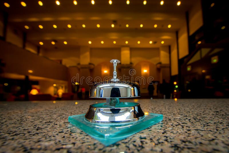 Metal ring bell stock image. Image of call, counter, classic - 68918633