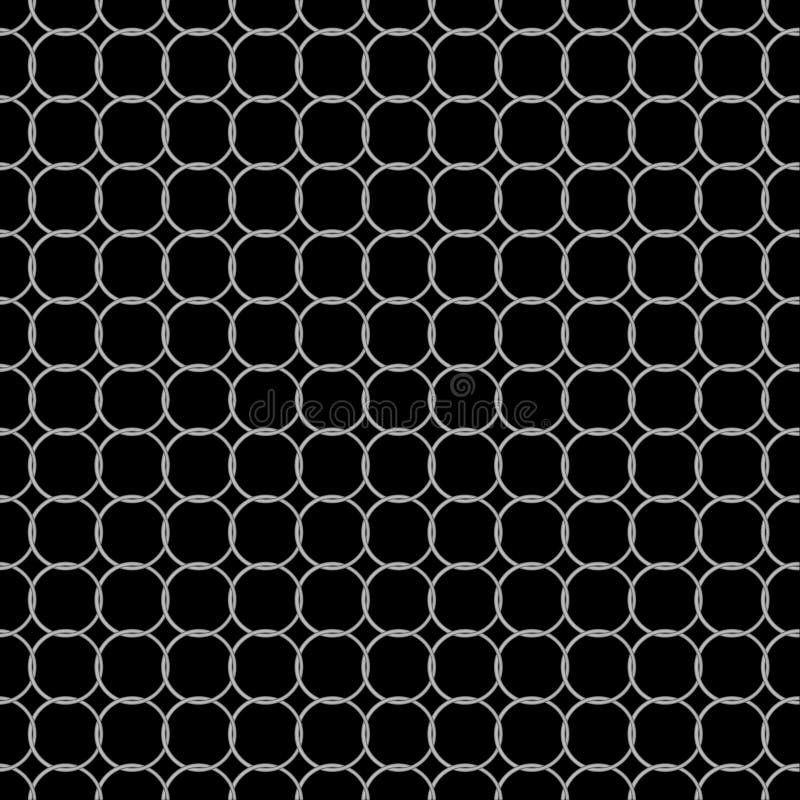 Metal Rings Linked Together Stock Illustration - Illustration of ...