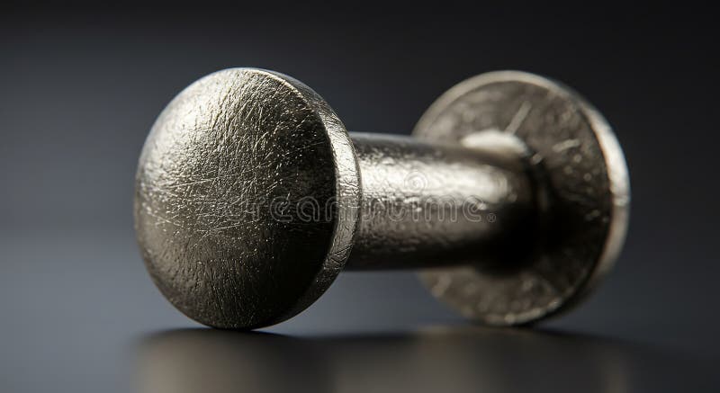 Metal Rivet Close Up stock illustration. Illustration of black - 378345132