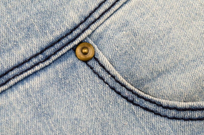 Background a Jeans Pocket with Metal Buttons Stock Photo - Image of ...