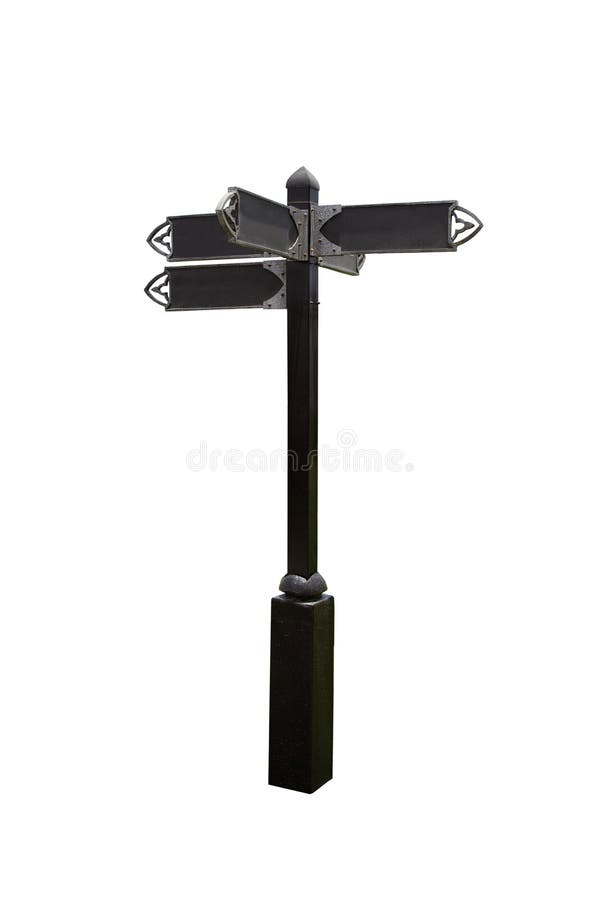 Metal road pointer stock image. Image of guidepost, show - 15038179