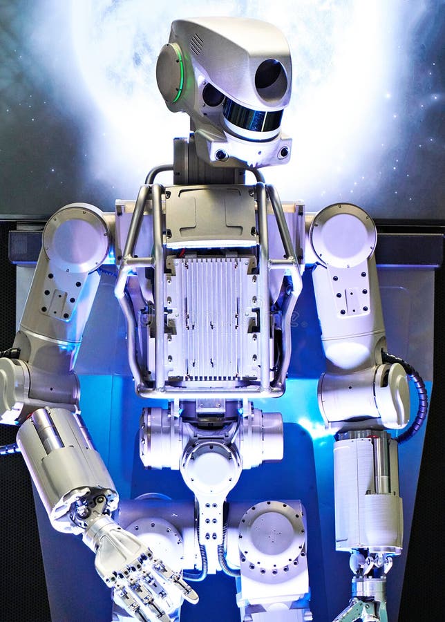 Metal robot stock image. Image of electronics, details - 43331135