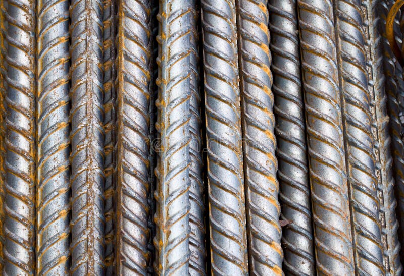 Steel Rods Used in Construction Stock Photo - Image of objects ...