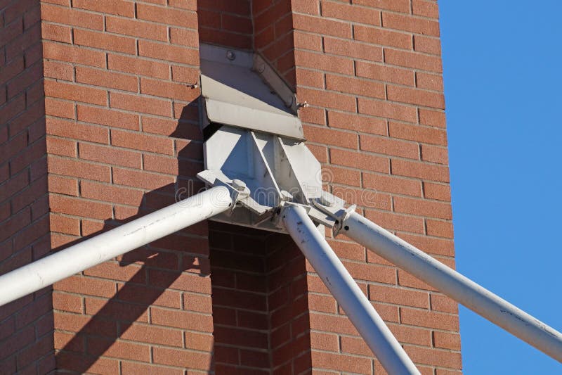 Metal Rod To the Support Structure Stock Photo - Image of train ...